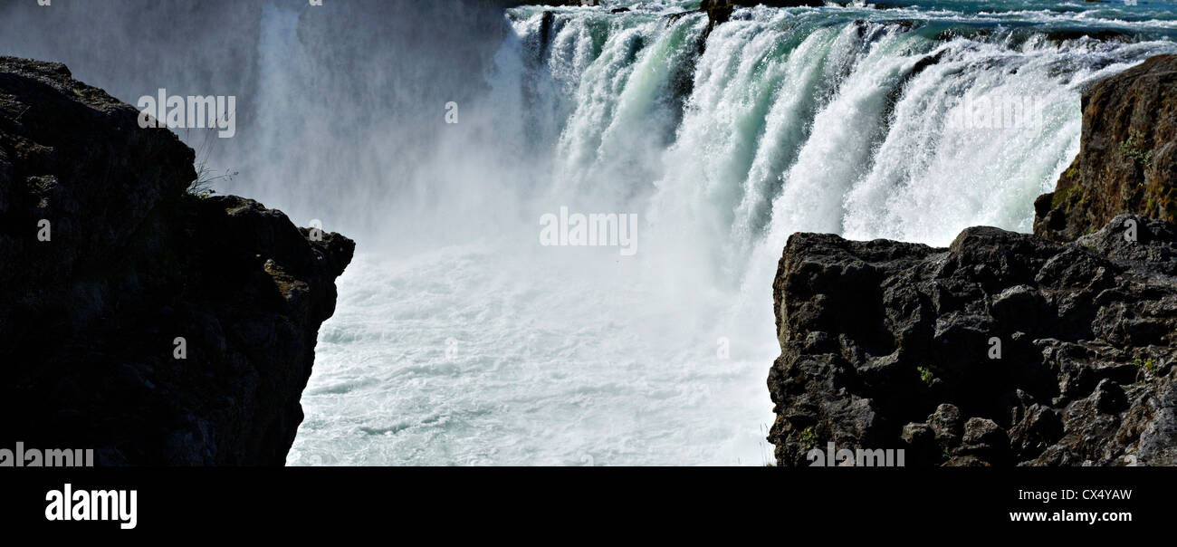 Godafoss waterfall close up hi-res stock photography and images - Alamy
