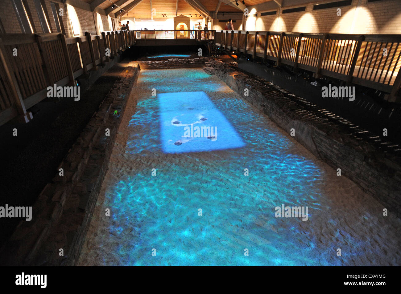 Inside caerleon roman baths museum hi-res stock photography and images ...