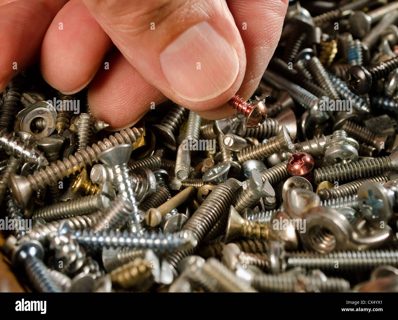 Screws bolt hi-res stock photography and images - Alamy