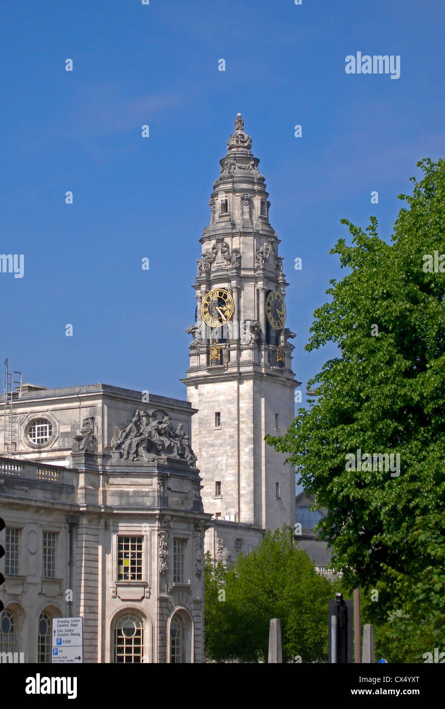 Cardiff hall hi-res stock photography and images - Alamy