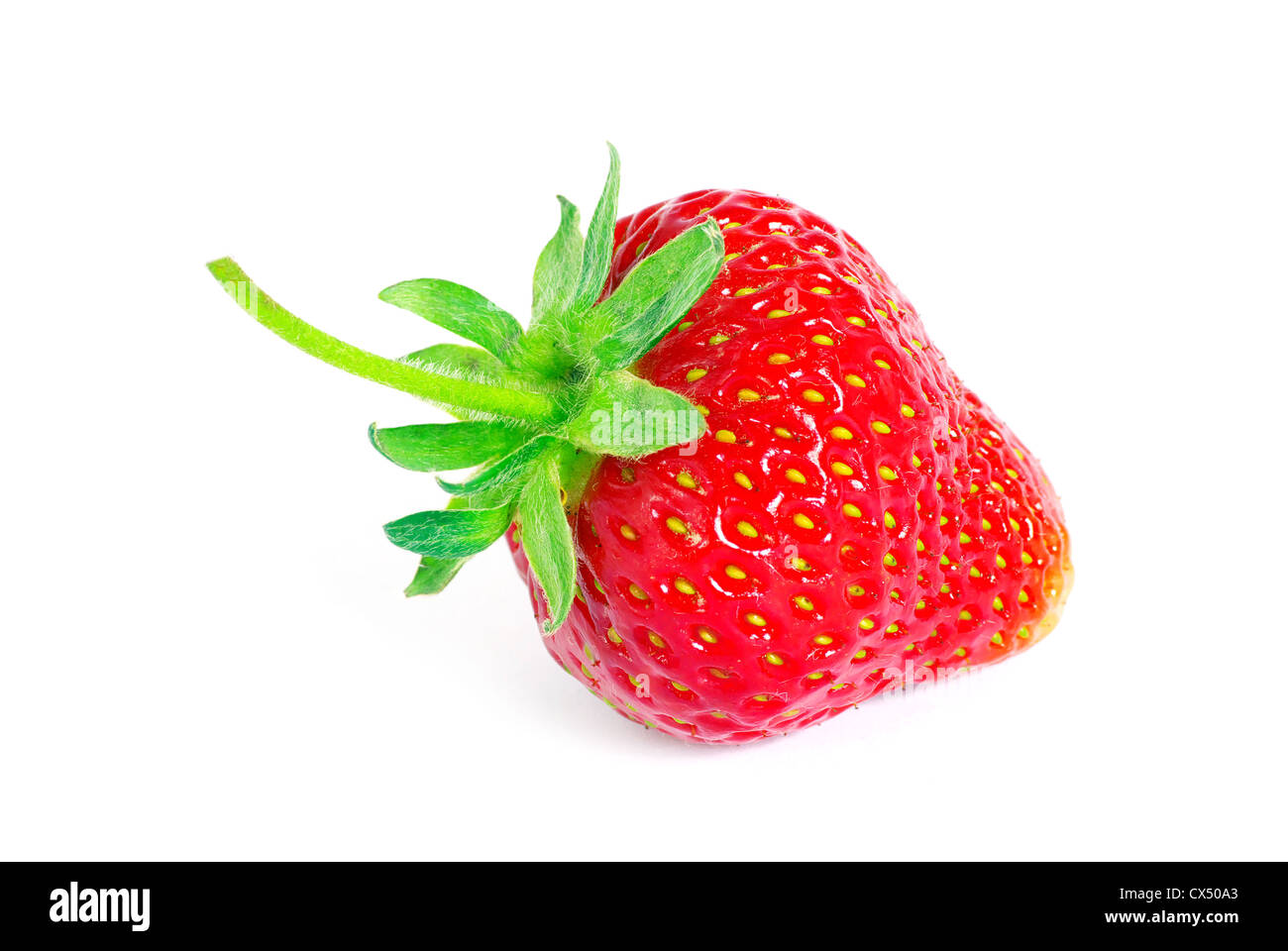 The strawberry isolated over white Stock Photo - Alamy