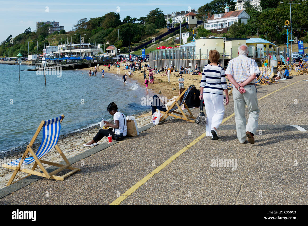 Three Shells Beach in Southend on Sea Stock Photo - Alamy