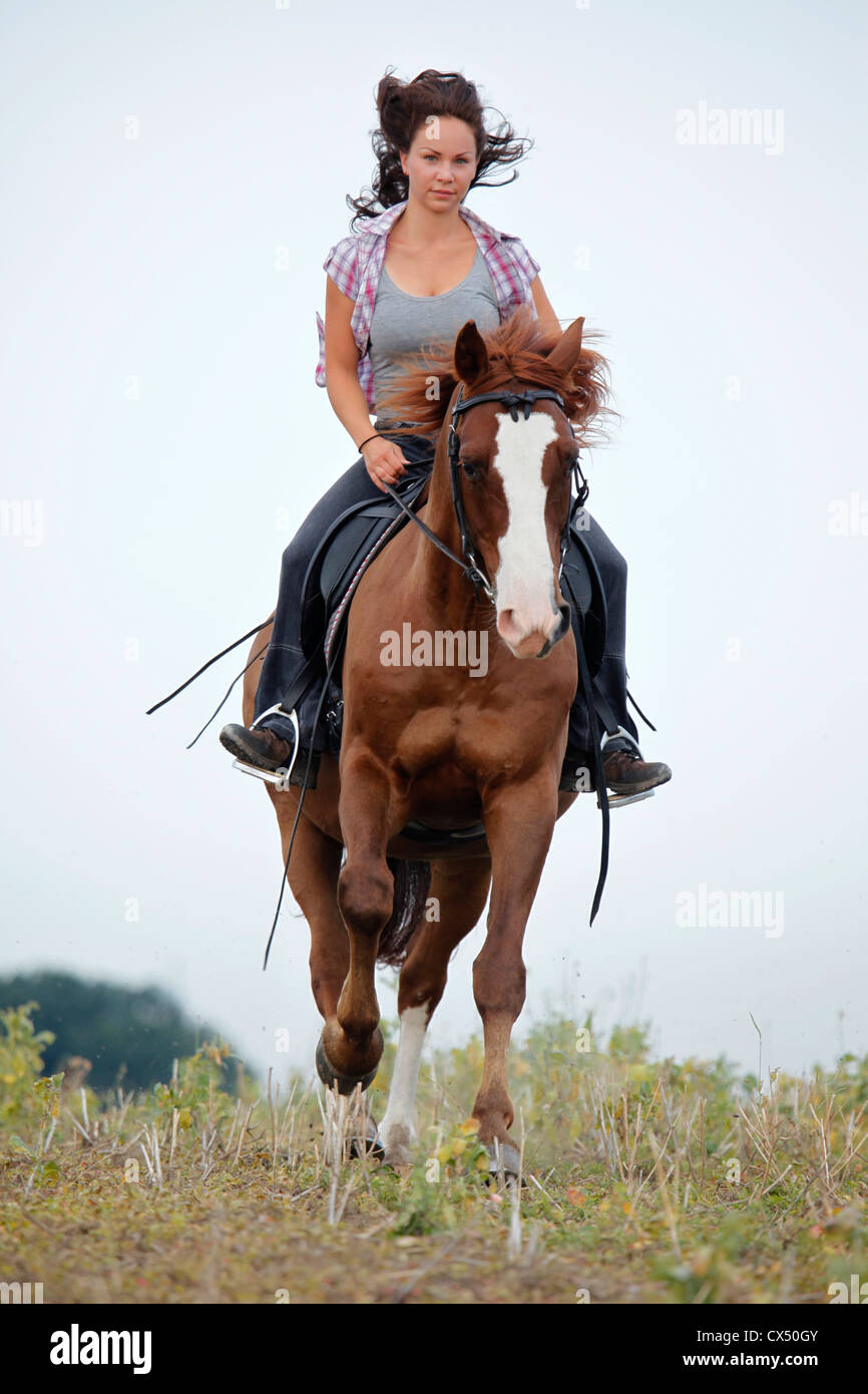 Rider riding hi-res stock photography and images - Alamy
