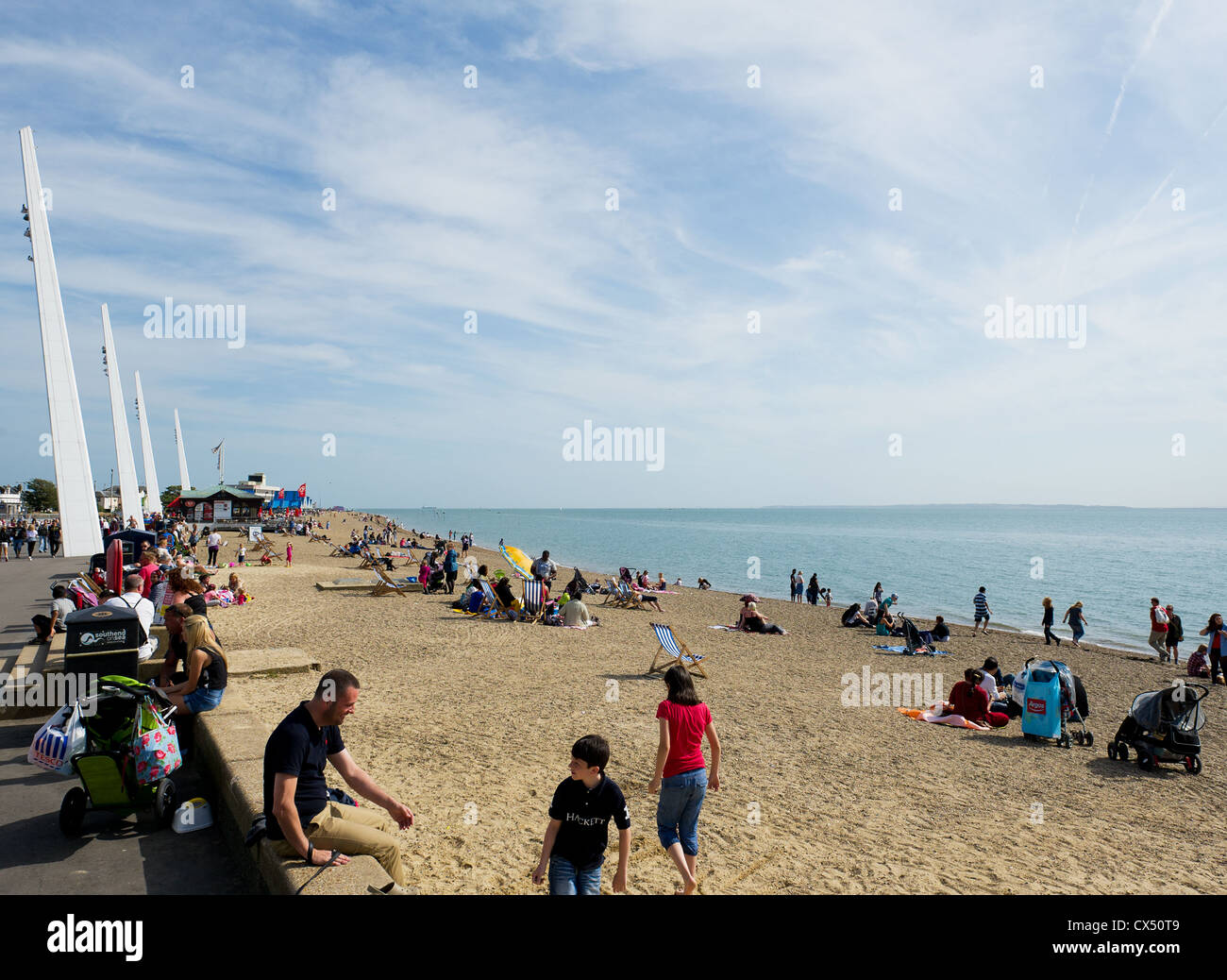Jubilee Beach at Southend on Sea Stock Photo - Alamy