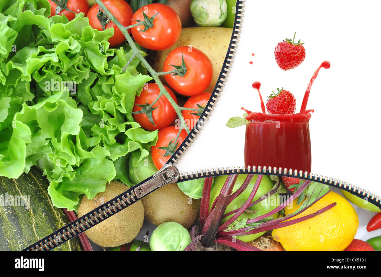 Fruit with zip hi-res stock photography and images - Alamy