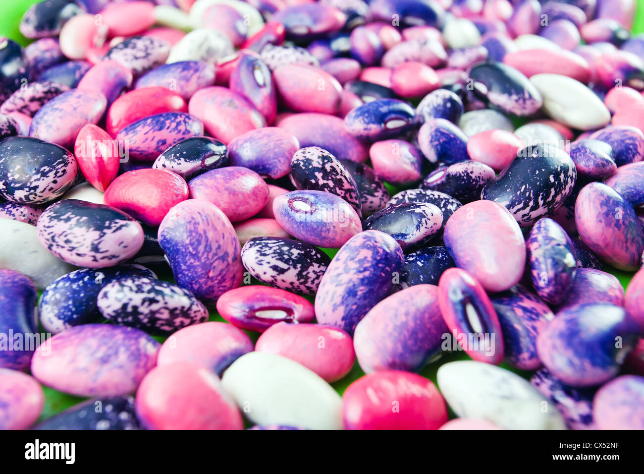 Multi-coloured string bean Stock Photo - Alamy