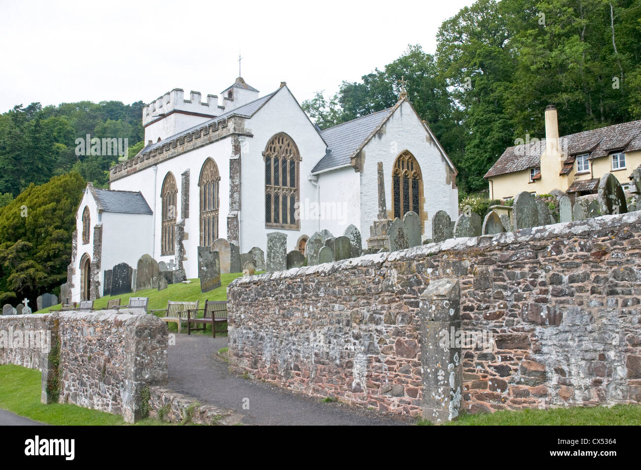 All Saints Church, Selworthy, Somerset Stock Photo - Alamy