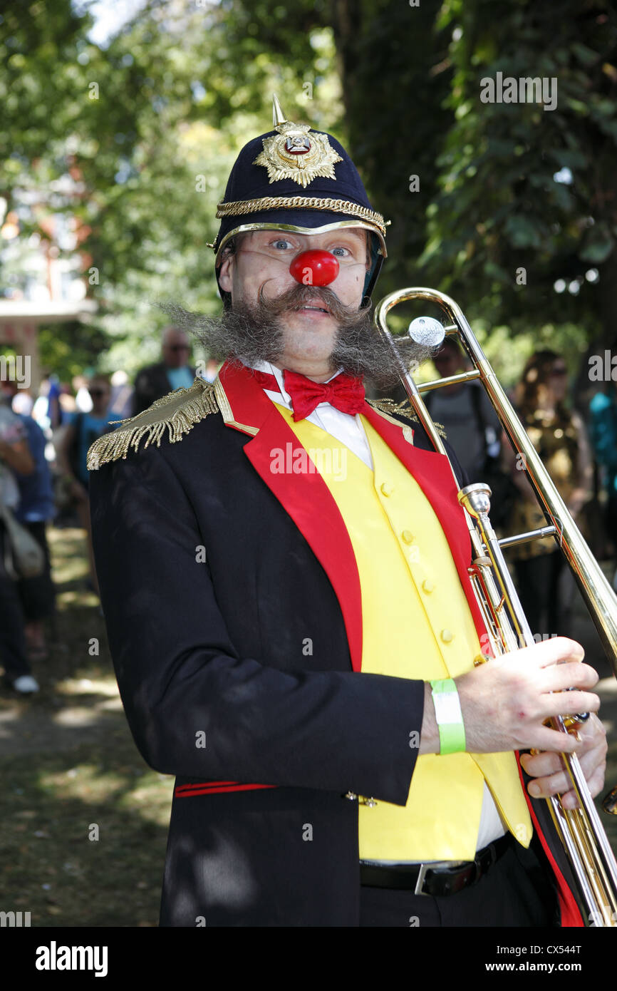 Competitor at The British Beard & Moustache Championships held in ...