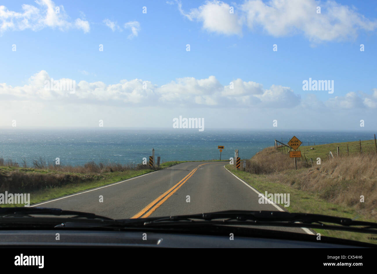 on highway 1 Stock Photo - Alamy