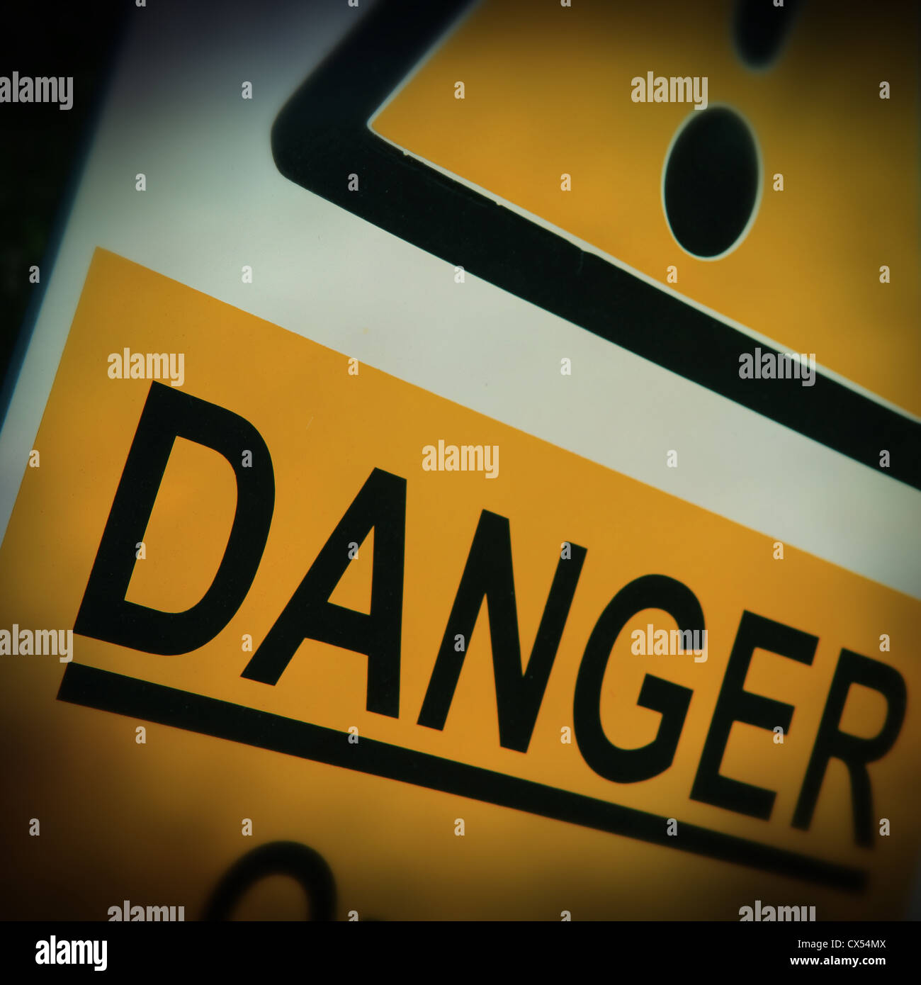 Danger sign hazard hi-res stock photography and images - Alamy