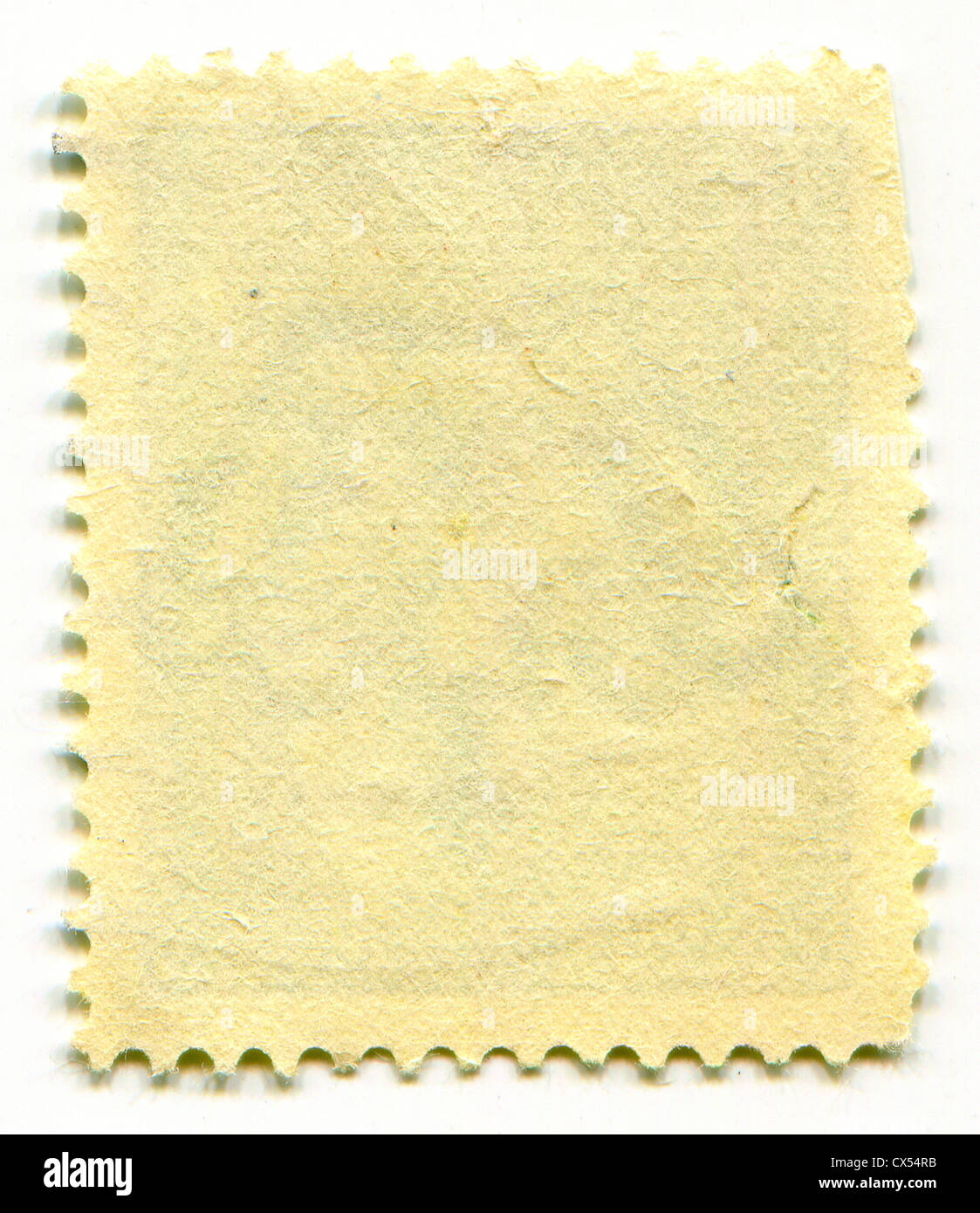 The reverse side of a postage stamp Stock Photo - Alamy