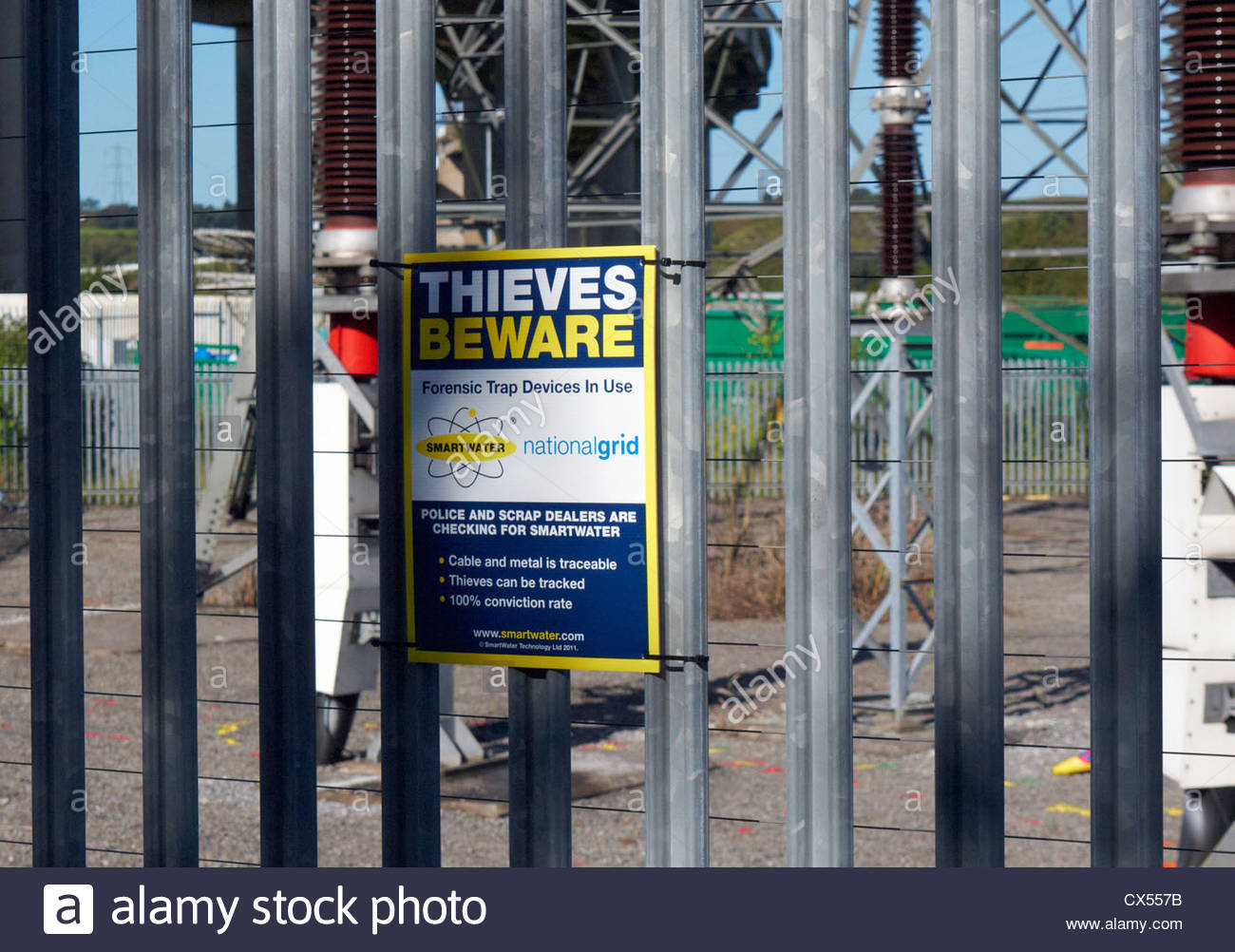 Warning To Thieves Sign High Resolution Stock Photography and Images ...
