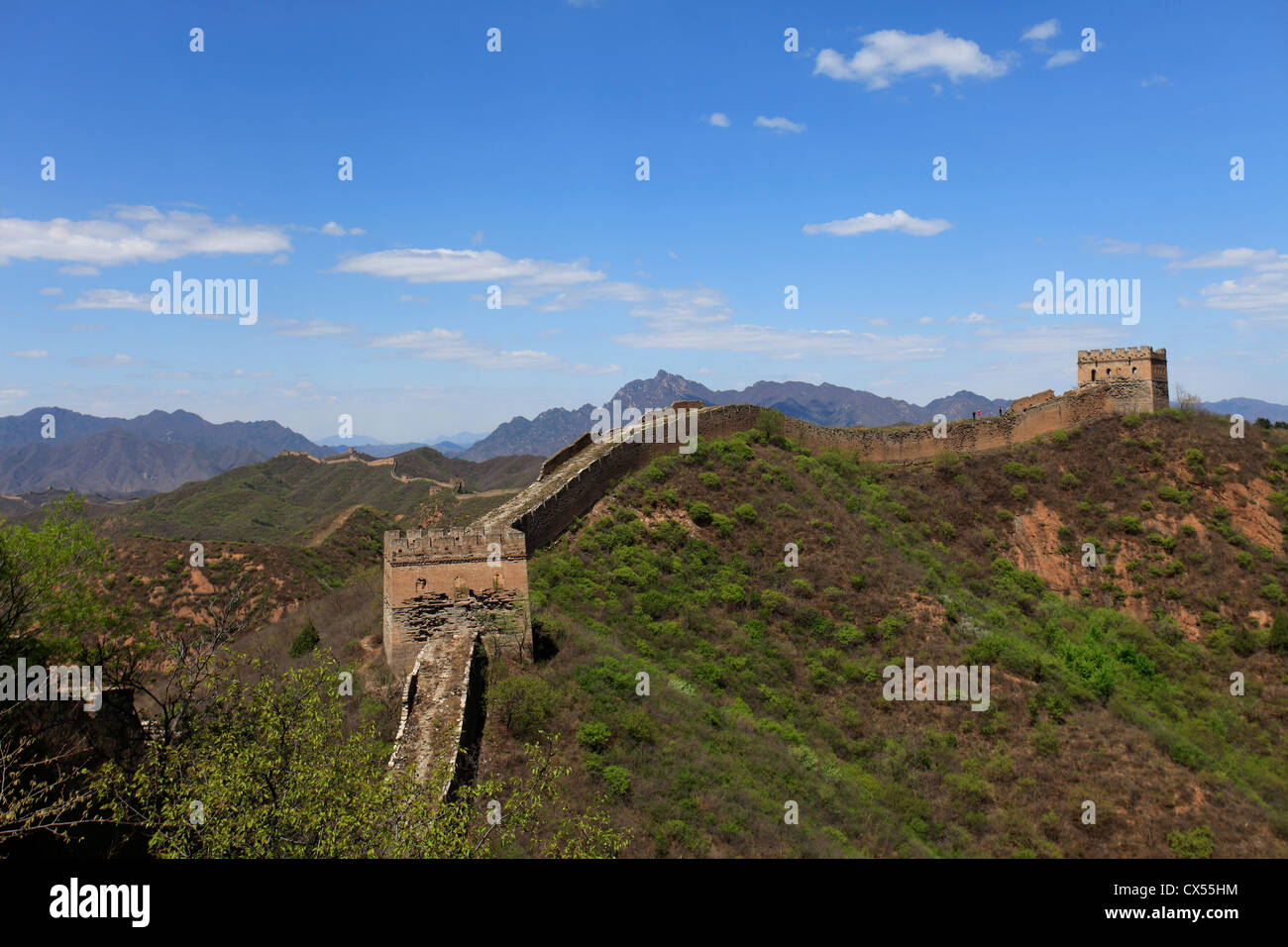 The Great Wall of China near Jinshanling village, Beijing Provence ...