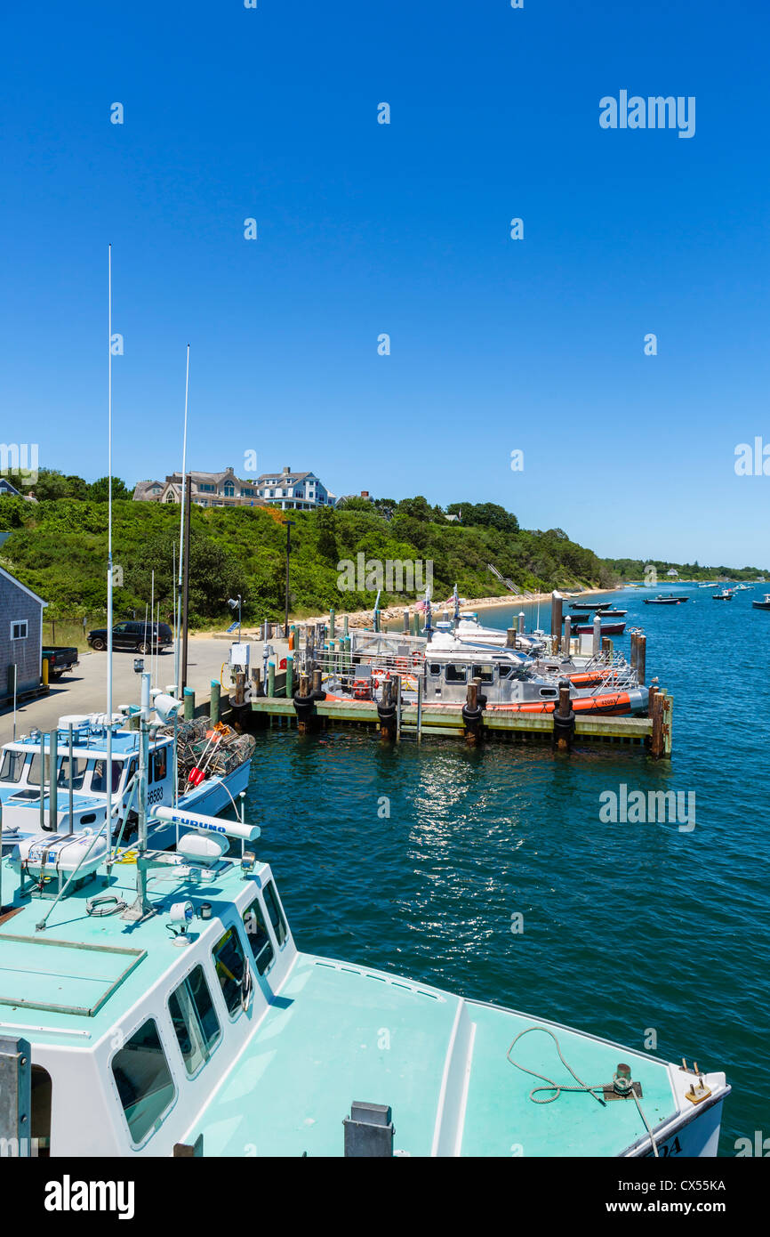 The fishing harbour in Chatham, Cape Cod, Massachusetts, USA Stock ...