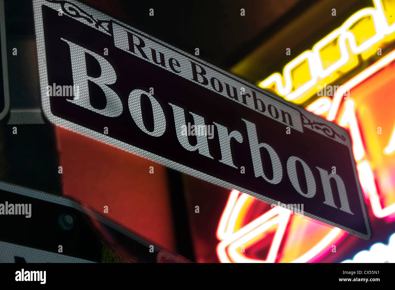 Bourbon street sign french quarter hi-res stock photography and images ...