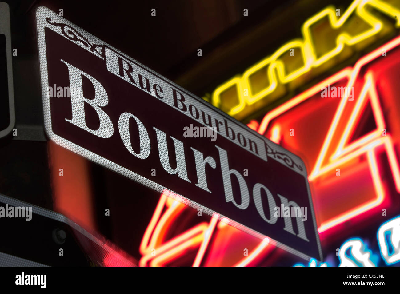 Bourbon street sign french quarter hi-res stock photography and images ...