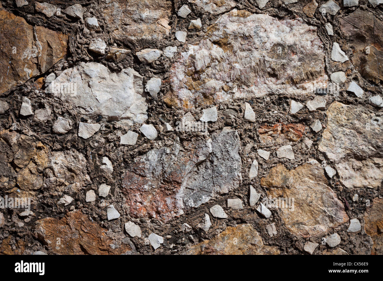 ancient wall texture background with big and small rocks Stock Photo ...