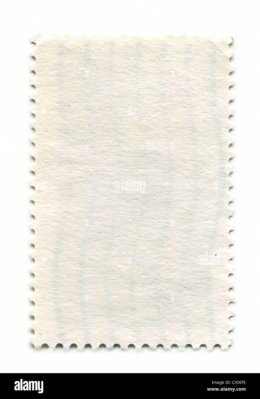 The reverse side of a postage stamp Stock Photo - Alamy