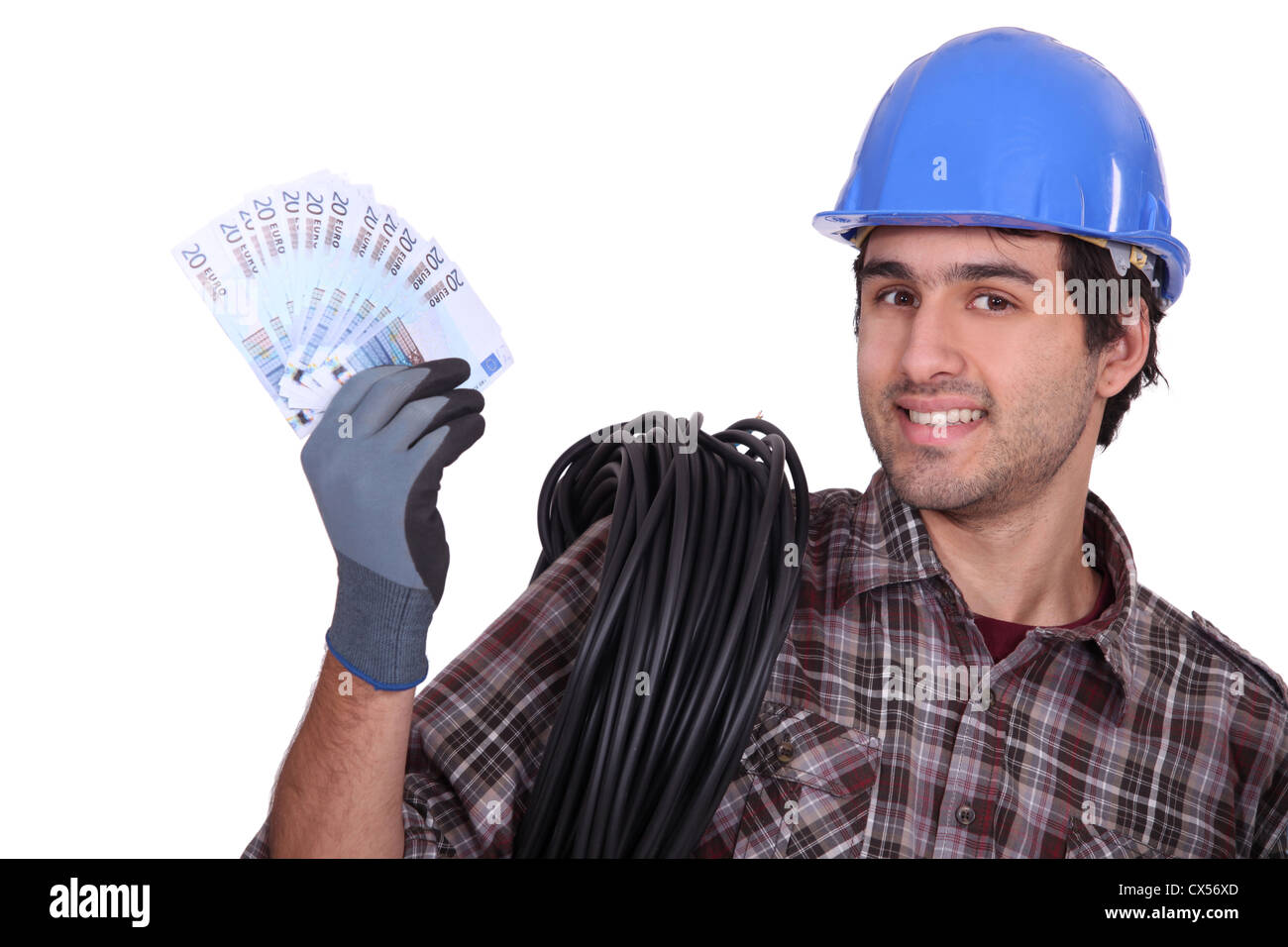 Tradesman earning a living Stock Photo - Alamy