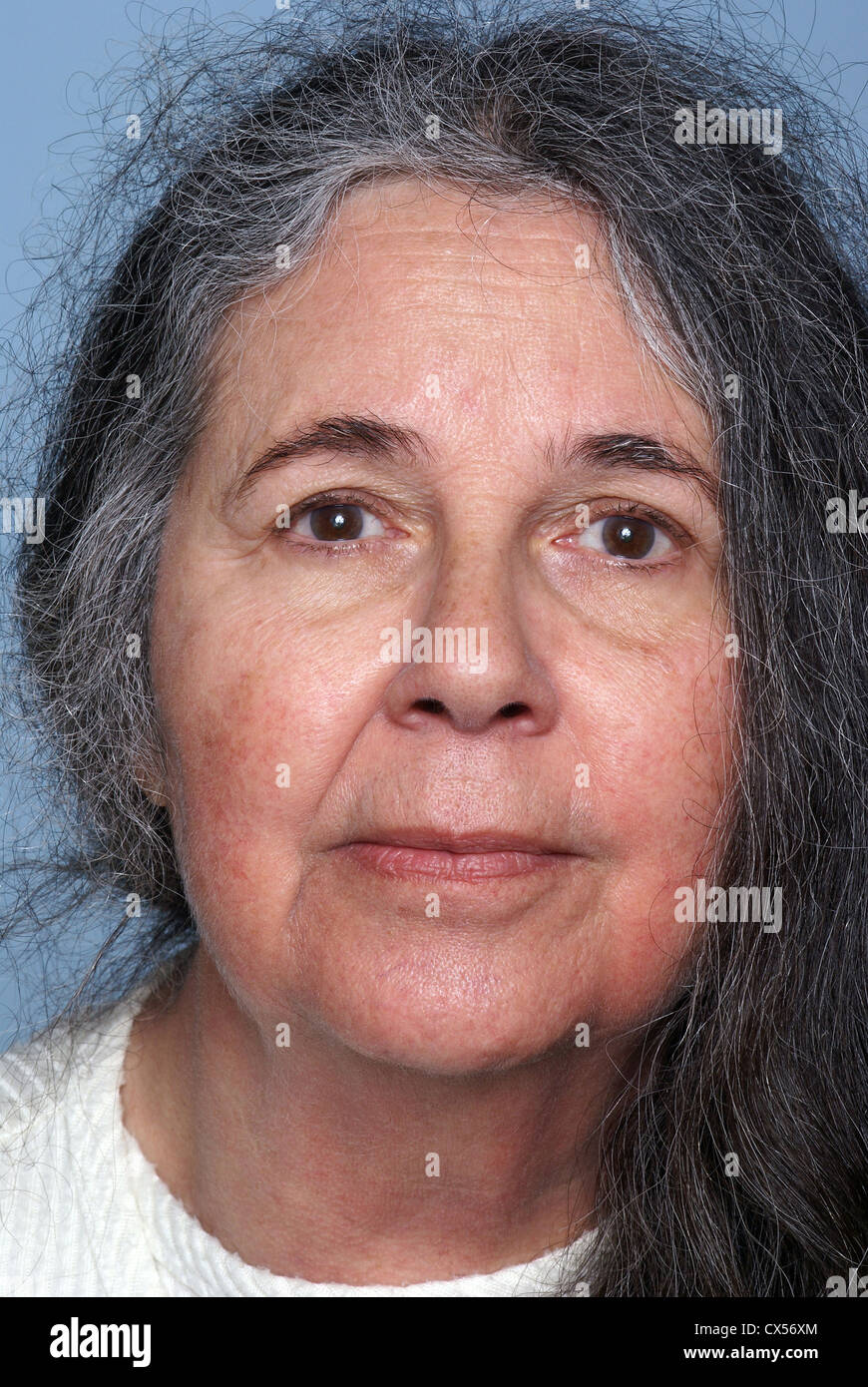 Face of plain older woman Stock Photo - Alamy