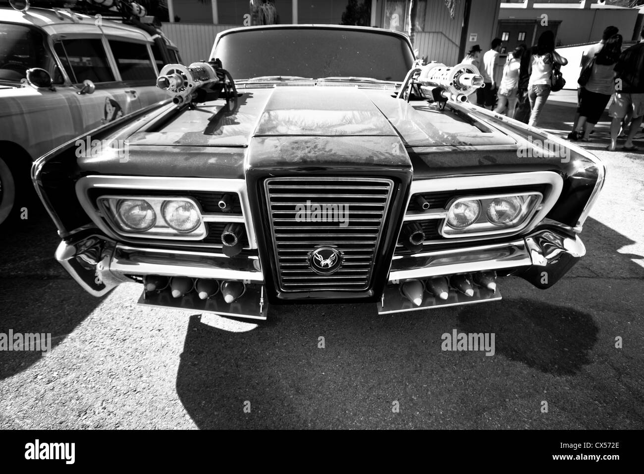 Green car automobile vehicle Black and White Stock Photos & Images - Alamy