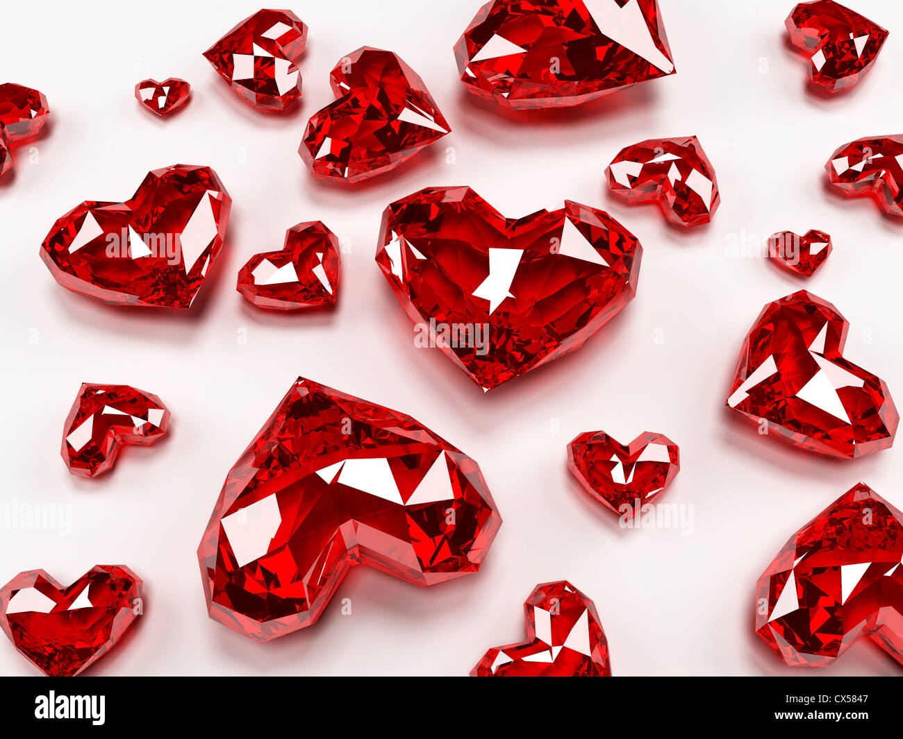 Ruby heart hi-res stock photography and images - Alamy
