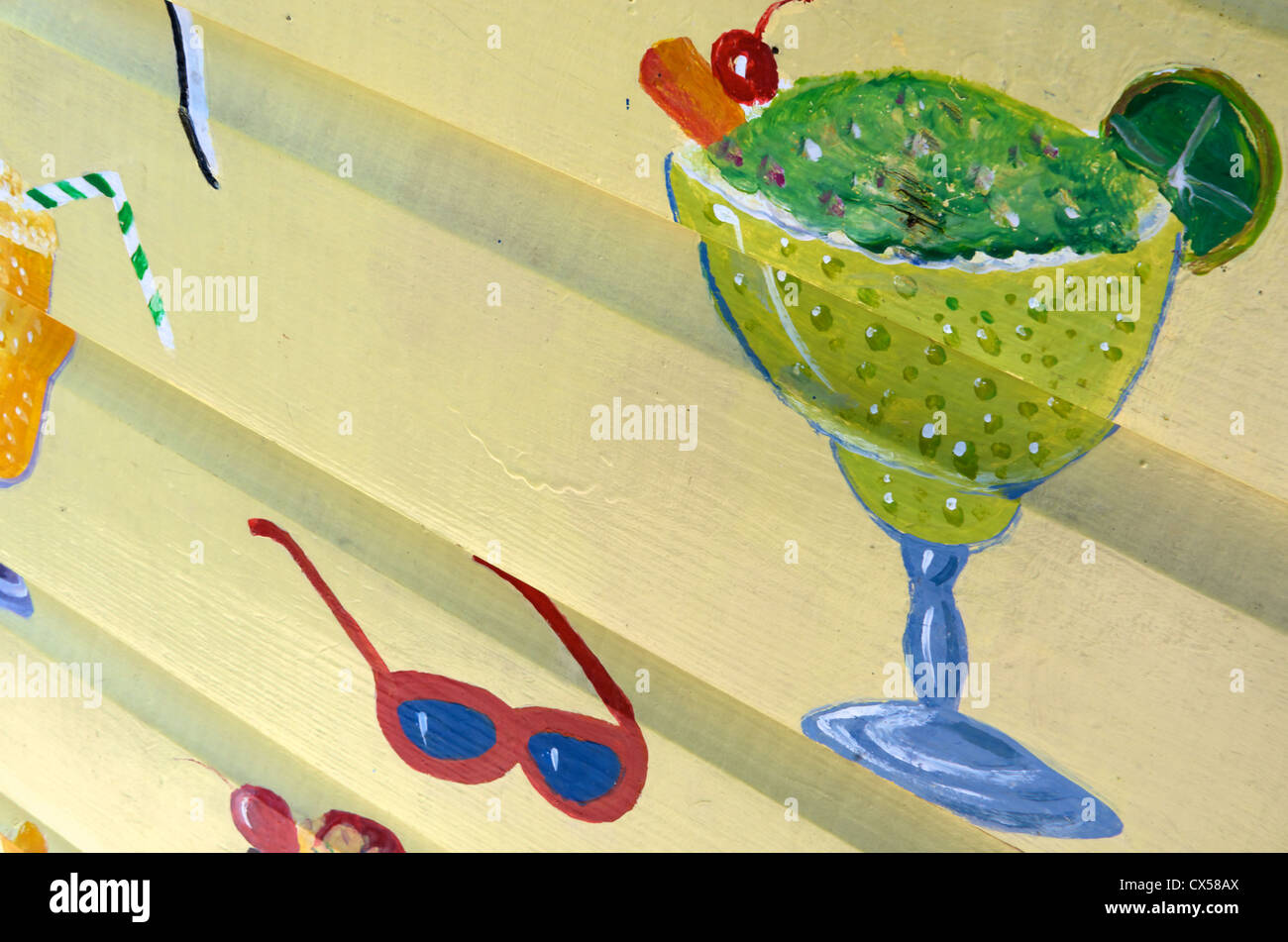 Hand painted boards hi-res stock photography and images - Alamy