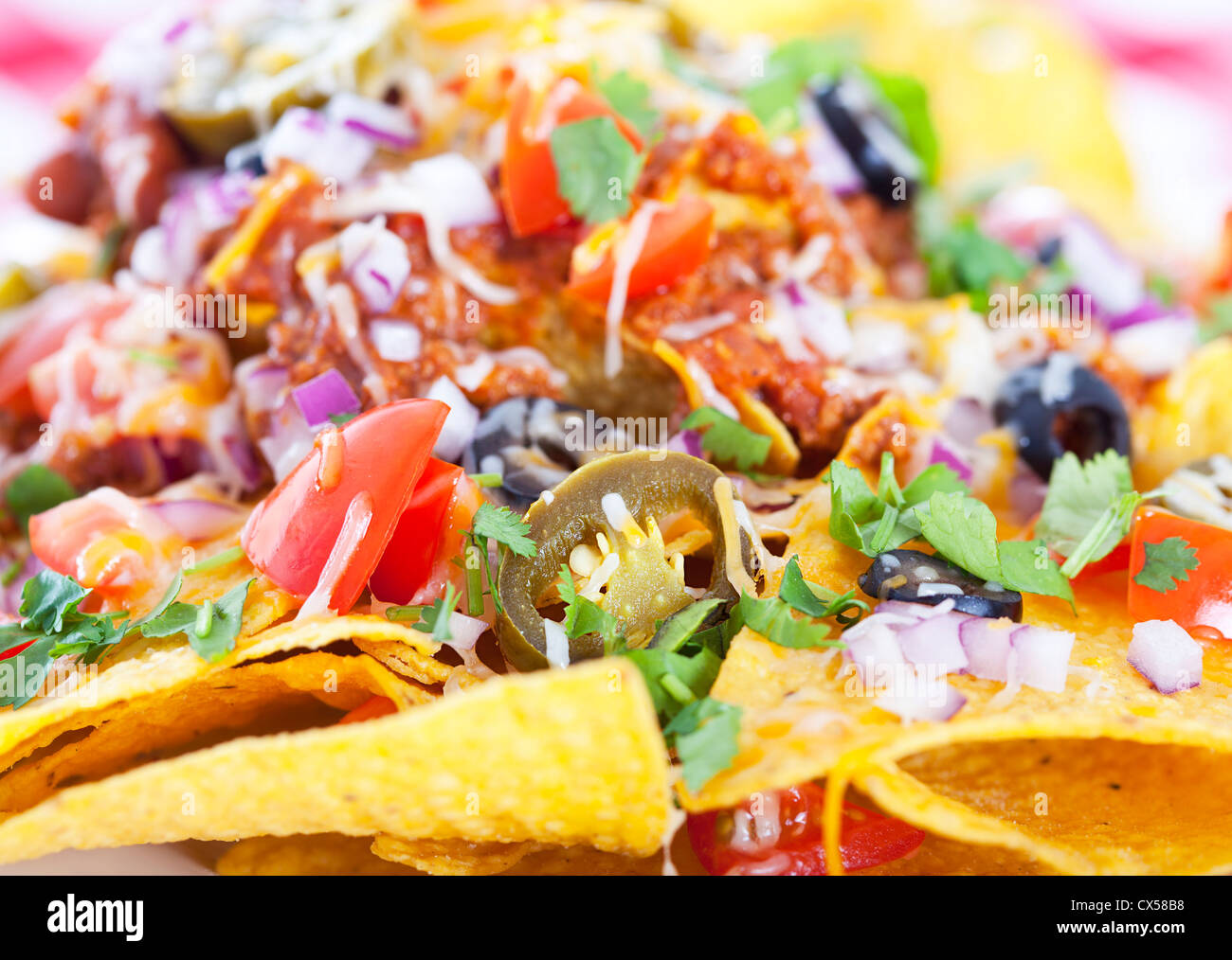 Nachos and cheese hi-res stock photography and images - Alamy