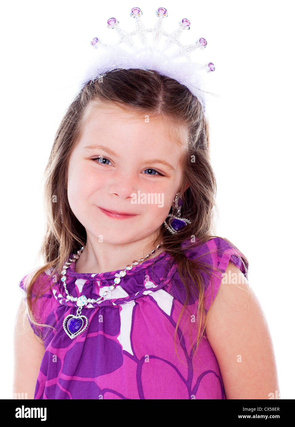 Little girl dressed as a princess Stock Photo - Alamy