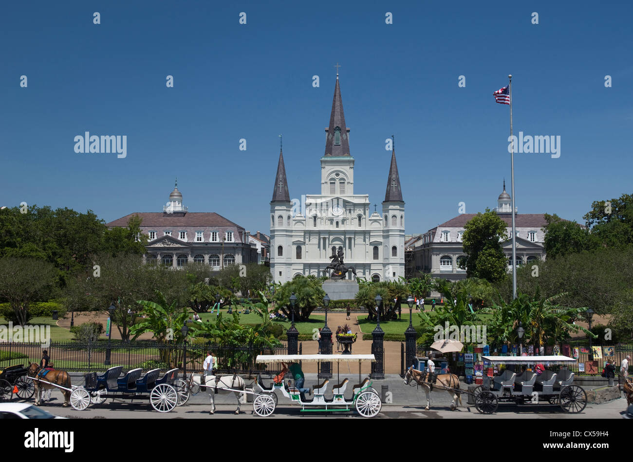 New orleans french quarter carriage hi-res stock photography and images ...