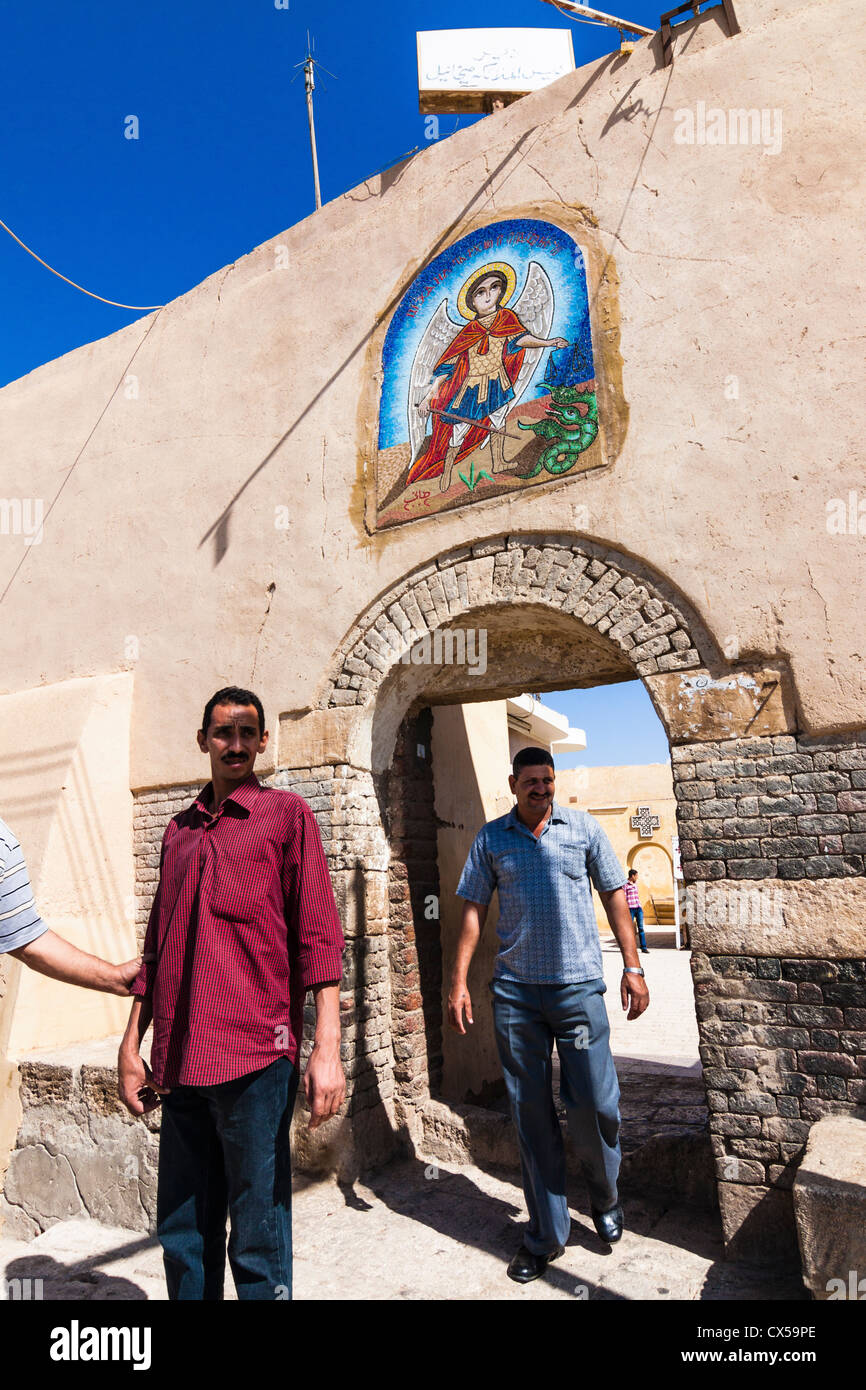 El Malak or Archangel St Michael Coptic monastery near Sohag, Egypt ...