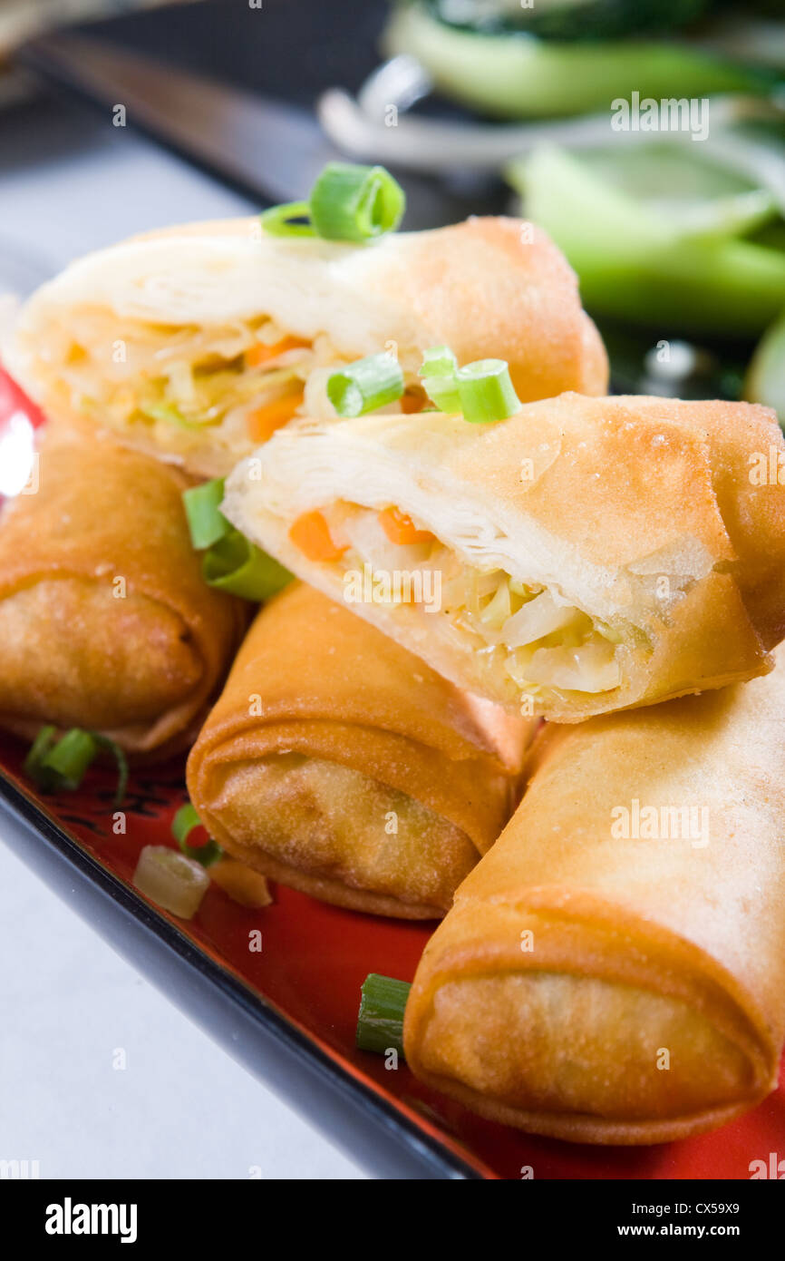 Chinese spring roll Stock Photo - Alamy