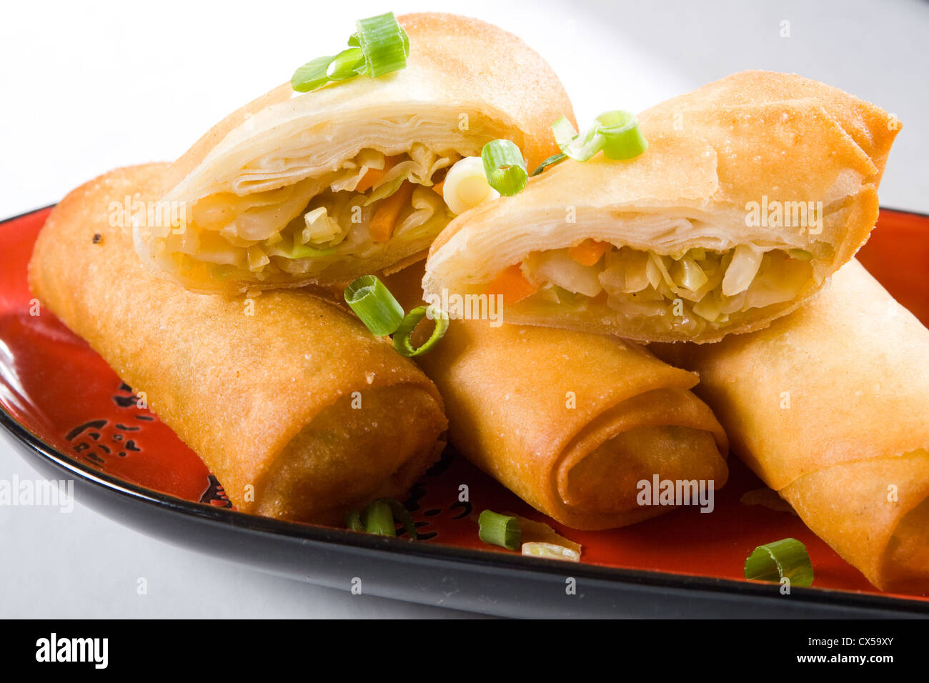 Chinese spring roll Stock Photo - Alamy