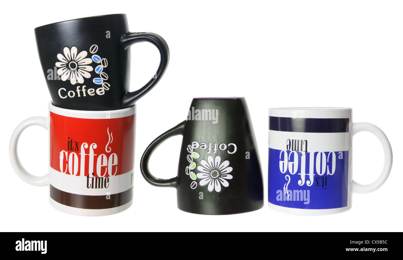 Selection ceramic mugs cups hi-res stock photography and images - Alamy