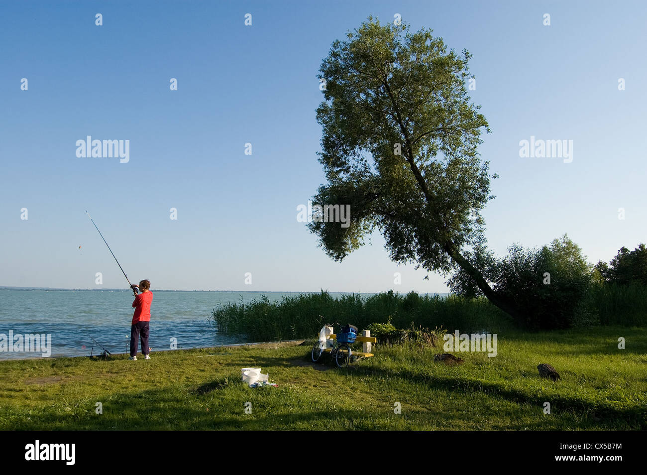Hungary balaton fishing hi-res stock photography and images - Alamy