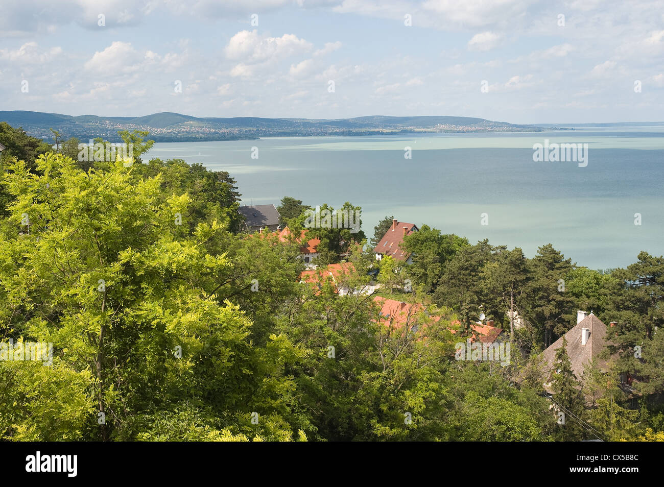 Elk190-2337 Hungary, Lake Balaton, view from Tihany Stock Photo - Alamy