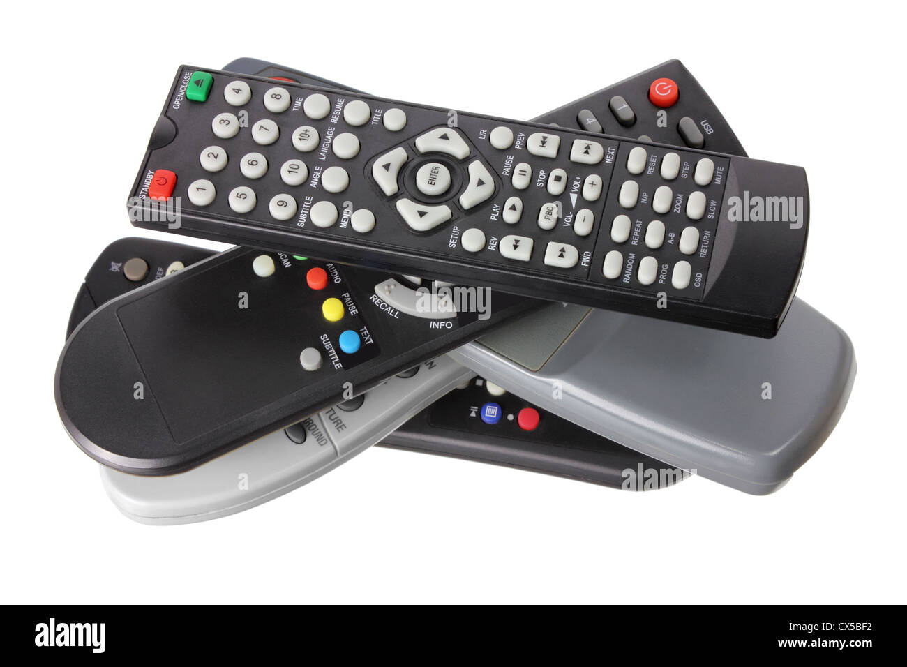 Tv remote control handset hi-res stock photography and images - Alamy