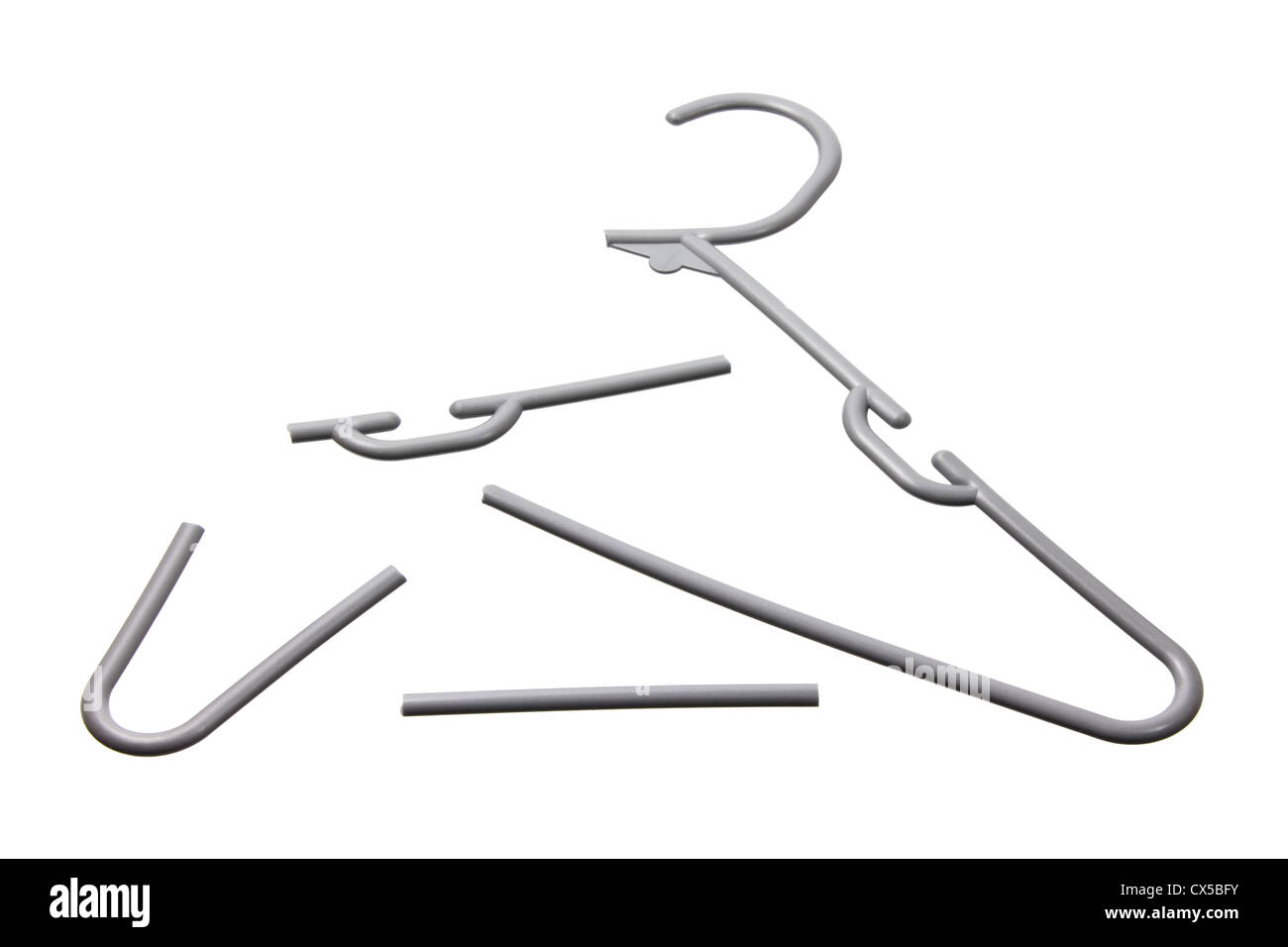 Broken Clothes Hanger Stock Photo - Alamy