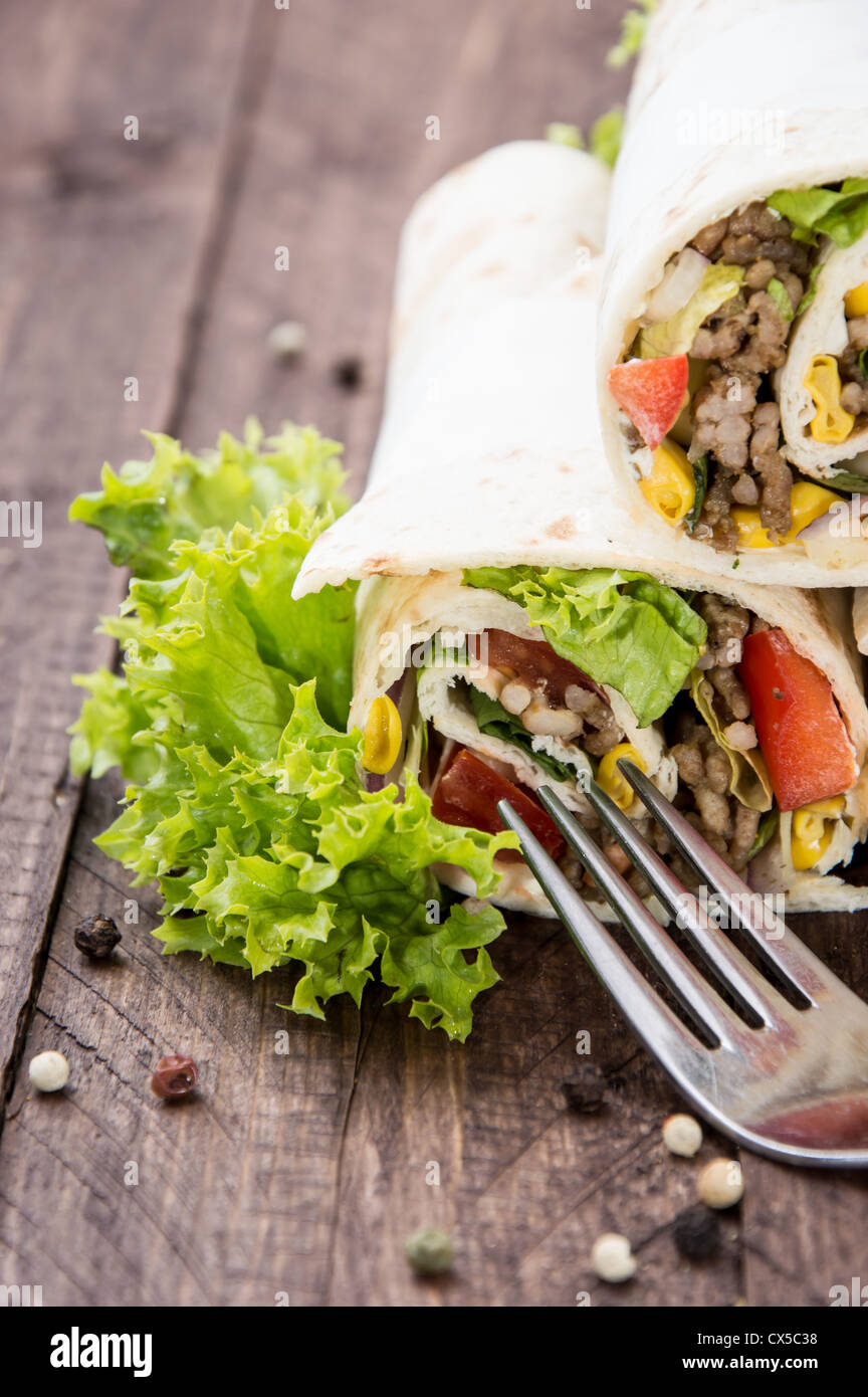 Tasty wraps hi-res stock photography and images - Alamy