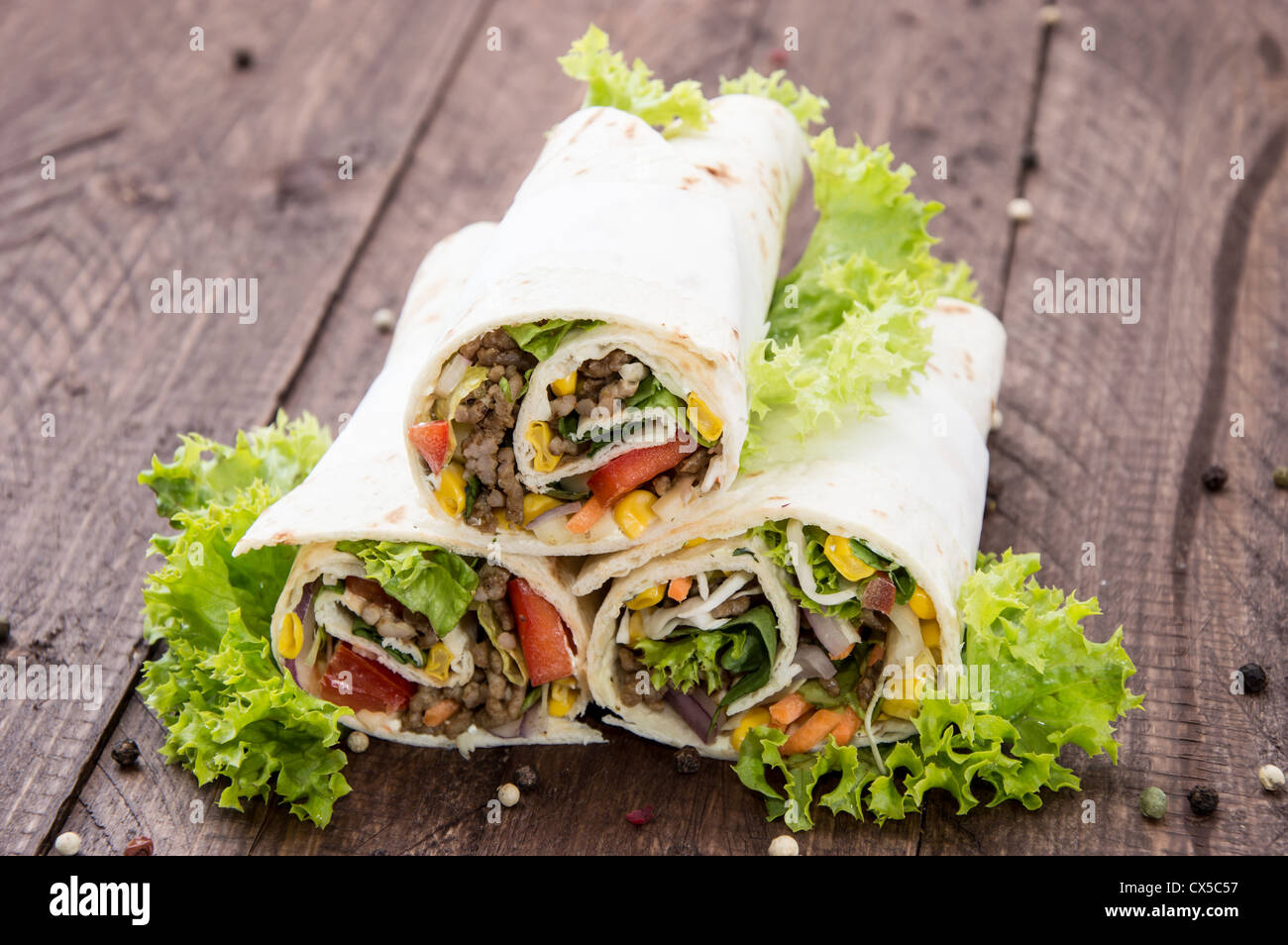 Lunch wraps hi-res stock photography and images - Alamy