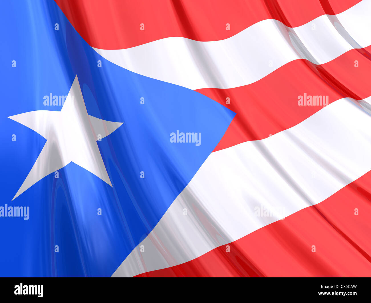 Puerto rico flag hi-res stock photography and images - Alamy