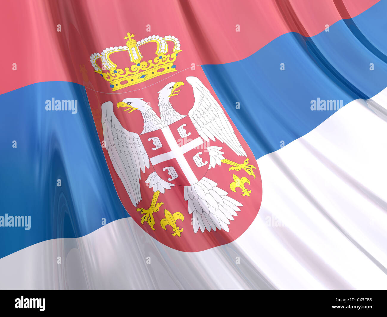 Serbia flag hi-res stock photography and images - Alamy