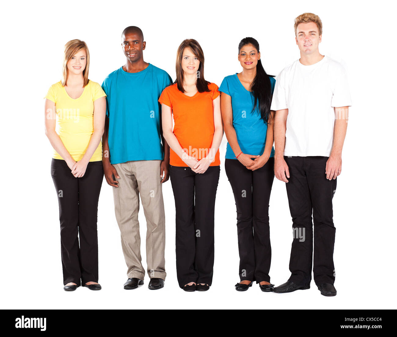 colorful people diversity isolated on white background Stock Photo - Alamy