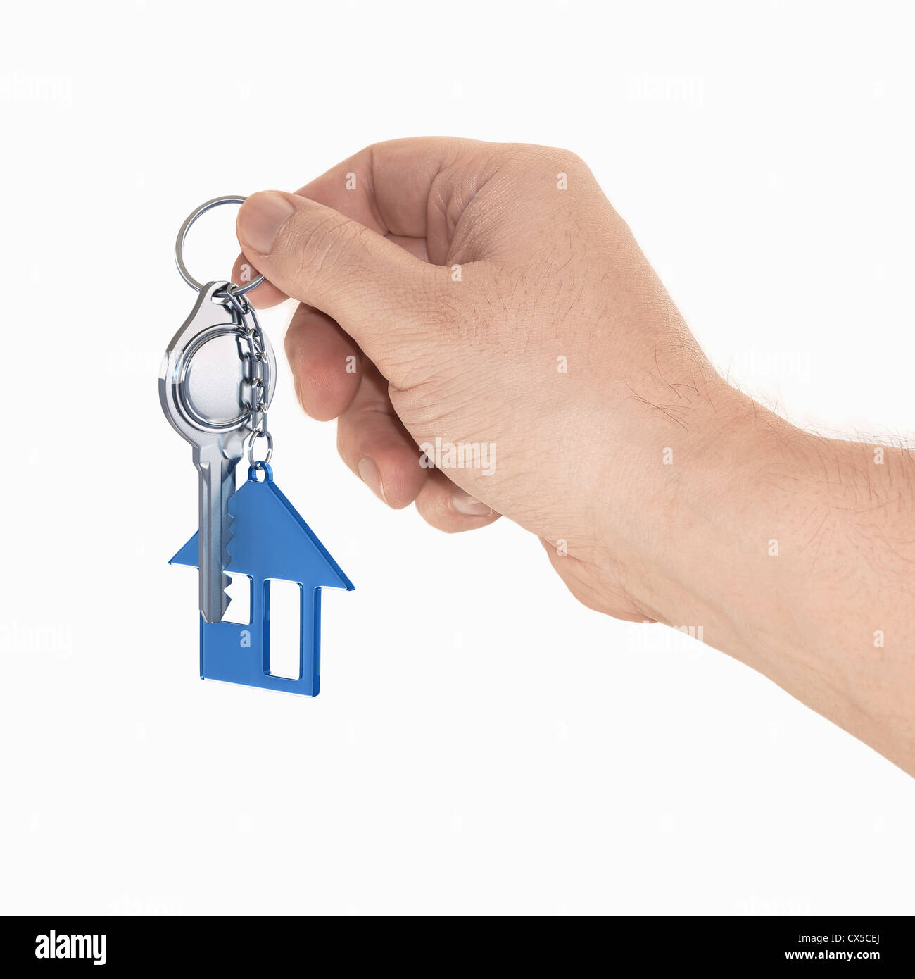 A hand giving a key to the new house Stock Photo - Alamy
