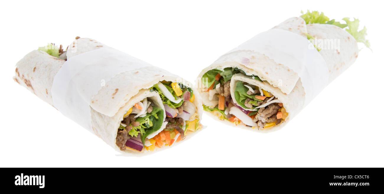 Tortilla Wraps Isolated High Resolution Stock Photography and Images ...