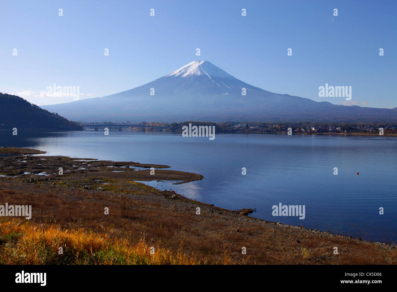 Mount Fuji view from Lake Kawaguchi-ko Japan Stock Photo - Alamy