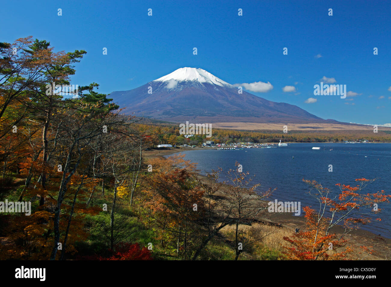 Mount Fuji view from Lake Yamanaka-ko Japan Stock Photo - Alamy