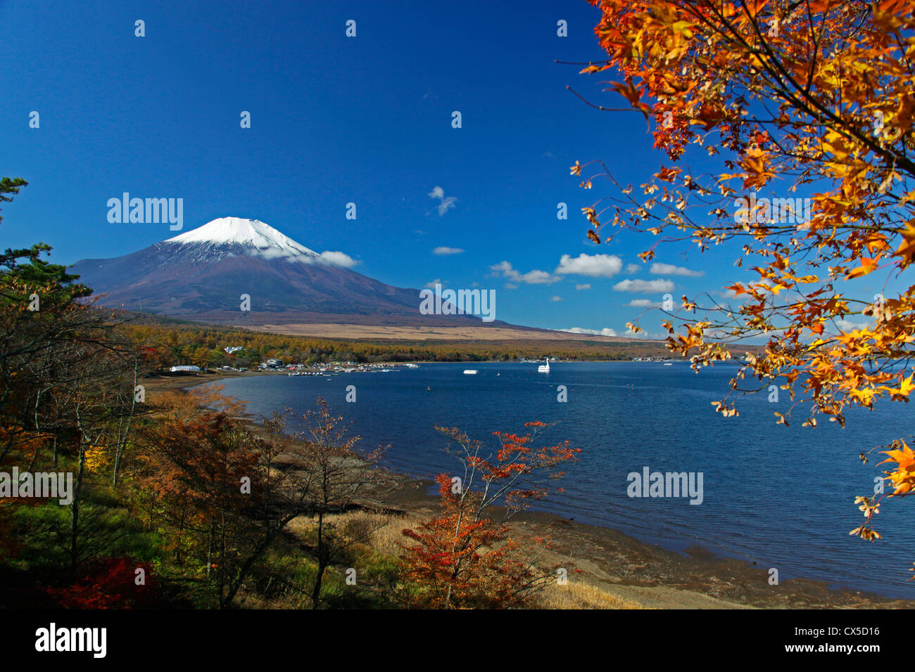 Mount Fuji view from Lake Yamanaka-ko Japan Stock Photo - Alamy