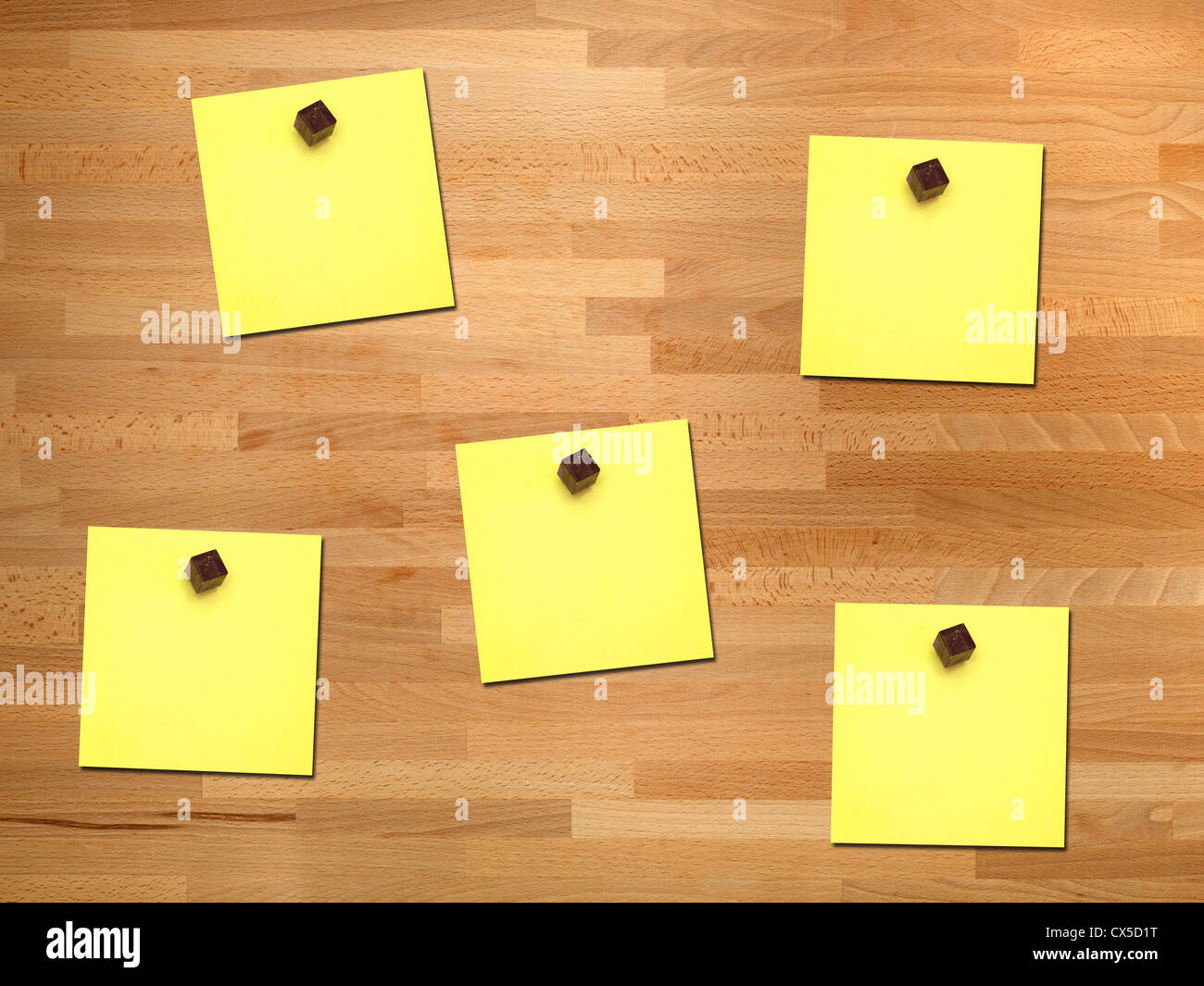 A close up shot of business post it notes Stock Photo - Alamy
