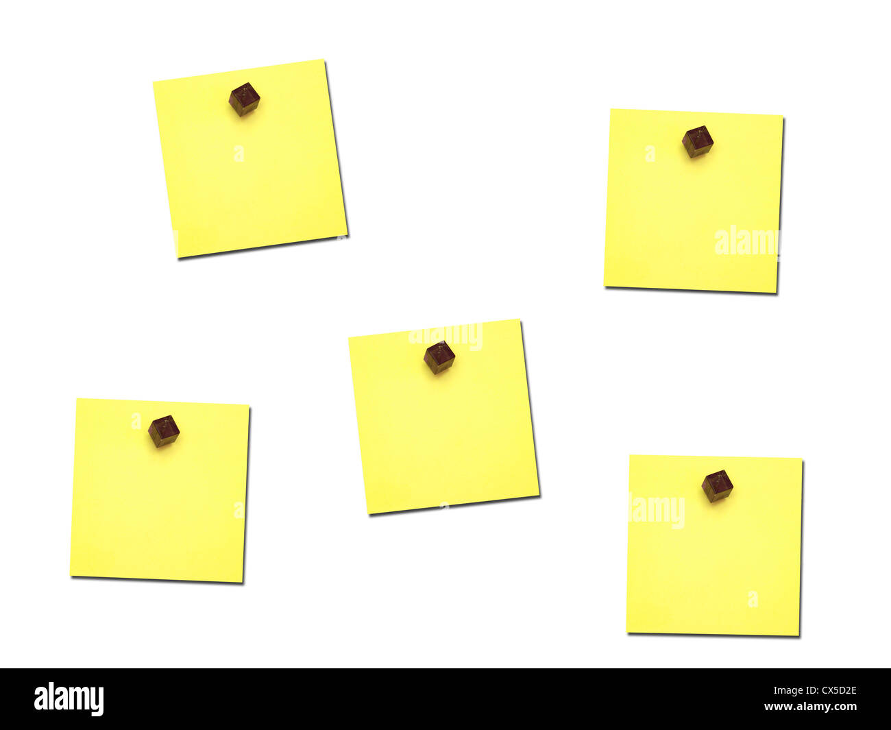 A close up shot of business post it notes Stock Photo - Alamy